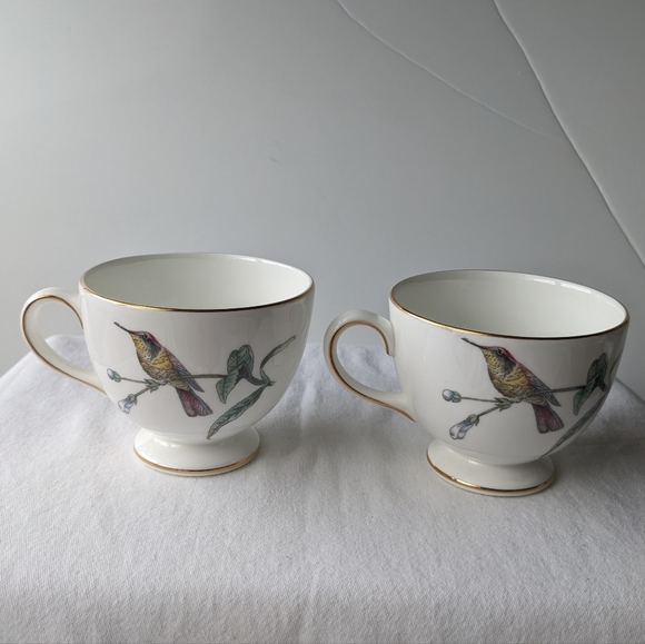 Wedgwood | Dining | Wedgwood Hummingbirds Bone China Leigh Shape Footed ...